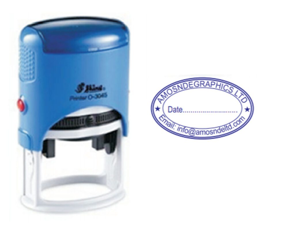 Oval Rubber Stamp | Free Desing In 10 Minutes